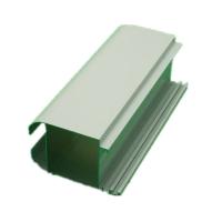 China Windows Frame 6063 White/Green/Beige Powder Coated Aluminium Profiles for sale