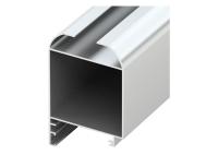 China Silver Anodized 6m 0.8mm Aluminum Door Frame Extrusions for sale