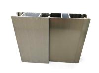 China 6m High Glossy Electrophoresis Anodized Aluminium T Shape Extrusion Profiles for sale