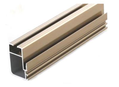 China 6000 Series Customized Anodized Aluminium Window Profile / Aluminum Glass Wall Profile for sale