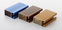 China RAL Colors 6063-T5 Wood Finish Aluminium Profiles , Aluminum window frame parts for sale
