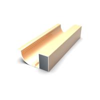 China High Glossy Shower Room Golden T3 Polished Aluminium Profile for sale