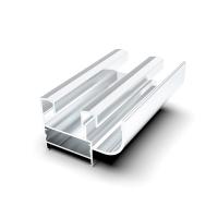 China Shiny Silver T3 2.0mm Anodized Aluminum Profiles System for sale