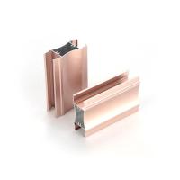 China Cnc Machined 0.8mm Golden Polished Aluminium Profiles for sale