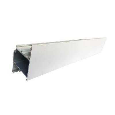 China 0.8mm T5 White Powder Coating Aluminium Door Profiles for sale