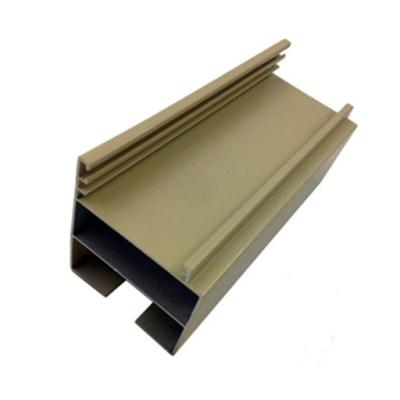 China 6063 Extruded Powder Coated Cream Aluminum Profiles For Windows for sale