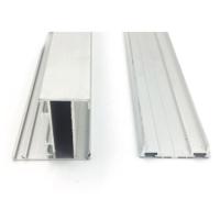 China Standard Black Powder Coated Aluminium Extrusions For Construction for sale
