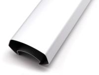 China Industrial Extrusion Aluminum Flat Profile , Oval Aluminum Tube for sale