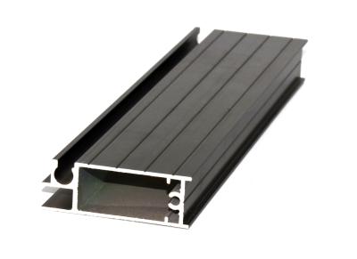 China H Shape Anodized Bronze Black Sliding Window Aluminium Profile Customized for sale
