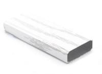 China White Color Tile Trim Wood Grain Window And Door Aluminum Profile, Corrosion Resistance for sale