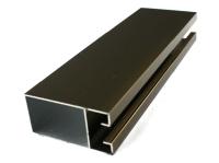 China Bronze Anodized Aluminum Profiles Trailer Doors Windows Frame T5 6063 Corrosion Resistant for sale