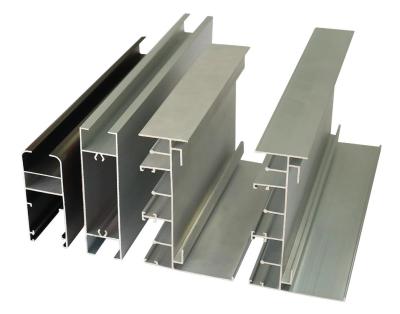 China 6063 Anodized Aluminum Profiles / Extrusion Sliding Windows And Doors Frame for sale