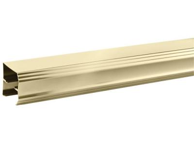 China Luxury Gold / Silver Brushed Anodized Aluminum Profiles OEM Customized the Middle East Market for sale