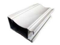 China 6063 Aluminium Door Profiles , Customized Aluminum Extrusion Flash Metal Powder Profile for sale