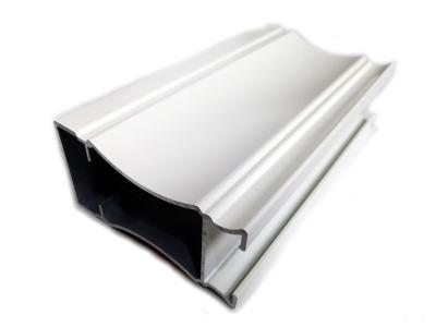 China 6063 Aluminium Door Profiles , Customized Aluminum Extrusion Flash Metal Powder Profile for sale