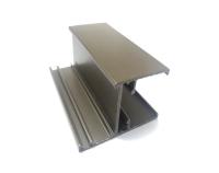 China 6063-T5 Sand Powder Coated Aluminum Extrusions Broken Bridge Aluminium Section for sale