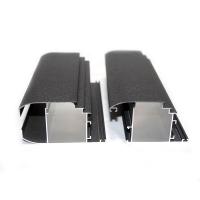 China Shiny Metal Grey 6m T6 Powder Coated Aluminum Profiles for sale