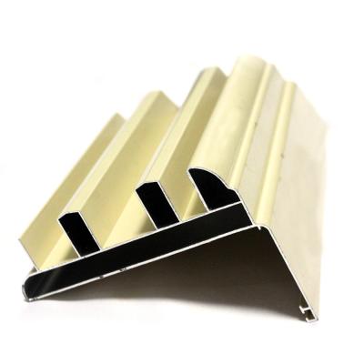 China 6063 T5 0.8mm Beige Powder Coated Aluminium Extrusions for sale