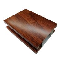 China 5.0mm Wood Finish Aluminium Profiles For Building Materials for sale