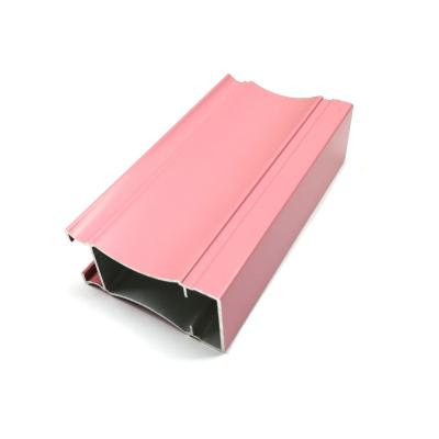 China Decoration Powder Coated 6063 Aluminum Extrusion Profiles for sale
