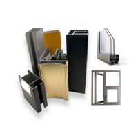 China 6m Length Aluminum Window Profiles Anodized Surfaces Customized Shape for sale