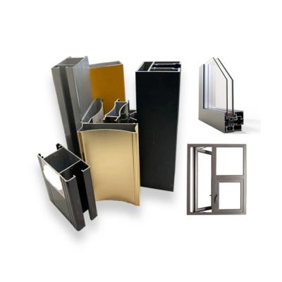 China 6m Length Aluminum Window Profiles Anodized Surfaces Customized Shape for sale