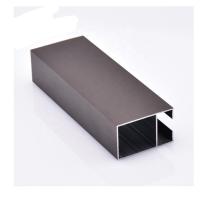 China 6m Light Bronze Anodized Aluminium Extrusion Profiles For Windows Doors Frame for sale