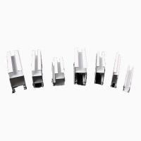 China 798 Series Aluminium Door Profiles 0.8mm Thickness White Color for sale