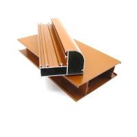 China Non - Toxic Fire Powder Coated Aluminium Extrusions 6063 T5 Deep Beige for sale
