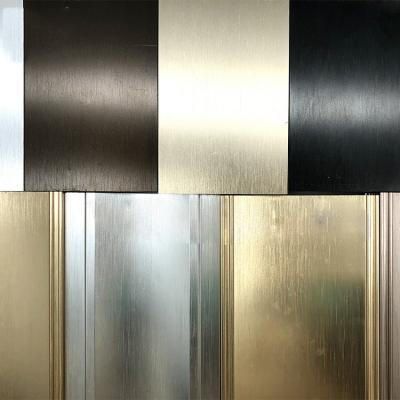 China Anodized Mirror Polished Aluminum Profile For Kitchen Cabinet Wire for sale
