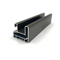 China Black T8 6061 Aluminum Window Profiles Max 7.0m Length for sale