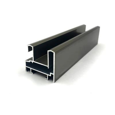 China Black T8 6061 Aluminum Window Profiles Max 7.0m Length for sale