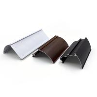 China T6 Architectural Aluminium Profiles Venetian Blind Components Curtain Rail Material for sale