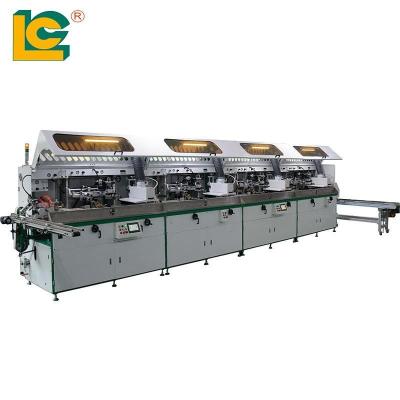 China 4 color automatic big bucket screen printing machine for sale