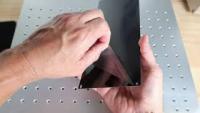 China Laser engraving plate pad printing accessory thin steel Aluminum plate for sale