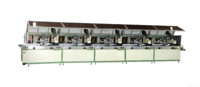 China Automatic 5 Colores UV Screen Printer for sale