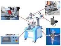 China Screen Printer With Color Sensor Screen Printing Machine For Burgundy Bottle for sale