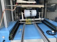China 1 Color Cylindrical Barrel Plastic Bucket Container Uv Screen Printing Machine for sale