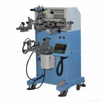 China Pneumatic Cylindrical Screen Printing Machine Bottle Stand for sale