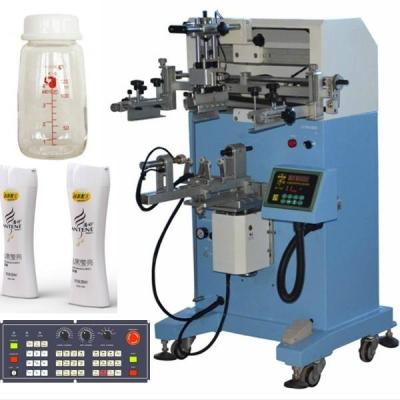 China Pneumatic Cylindrical Screen Printing Machine Bottle Stand for sale