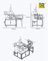 China Paper towel hot foil stamping machine with auto unloading for sale