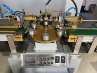 China 6 station cosmetic line turntable hot foil stamping machine for sale