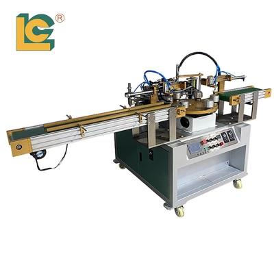 China 6 station cosmetic line turntable hot foil stamping machine for sale