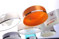 China Irregularly shaped bottle cap container edge profiling hot stamping machine for sale