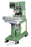 China 2-Colors Conveor Belt Sealed Cup neck label pad printing machine for sale