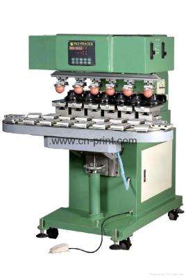 China 6 colors ink cup pad printing machine for sale