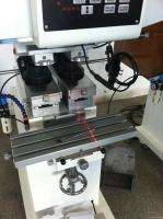 China pad shuttle garment neck label 2-color pad printing machine with laser light for sale