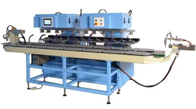 China Fully auto 12-Color ink cup Pad Printing Machine with conveyor LC-SPM12-300/18LT for sale