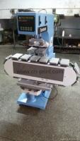 China 2 color toothbrush pad printing machine with a tank station for sale