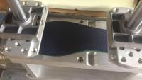 China PLC System Transverse Flow tampografia for insole with pad cleaning system for sale